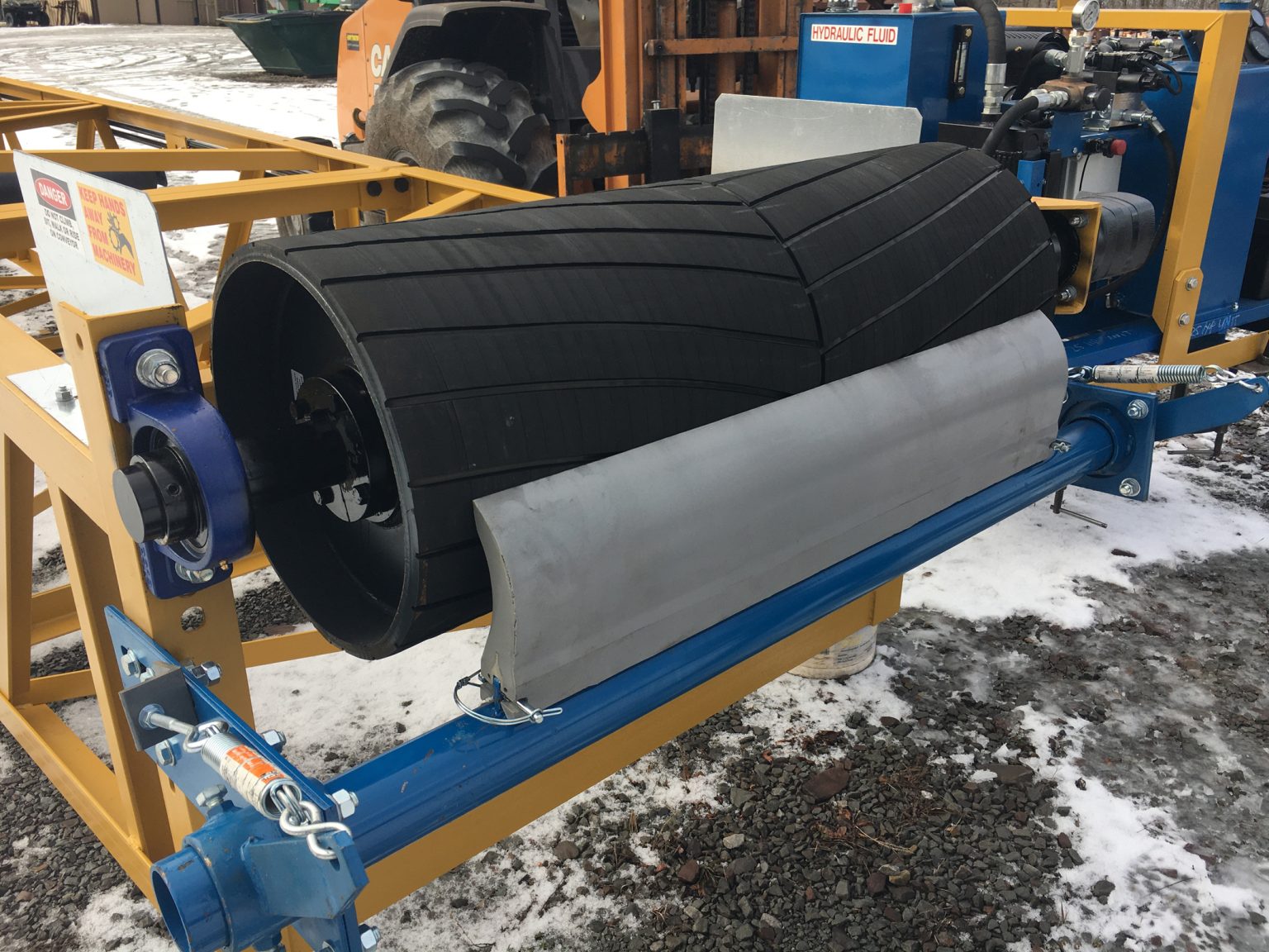 50’-0 Pit Portable Radial Stacking Conveyor – Grinder Crusher Screen