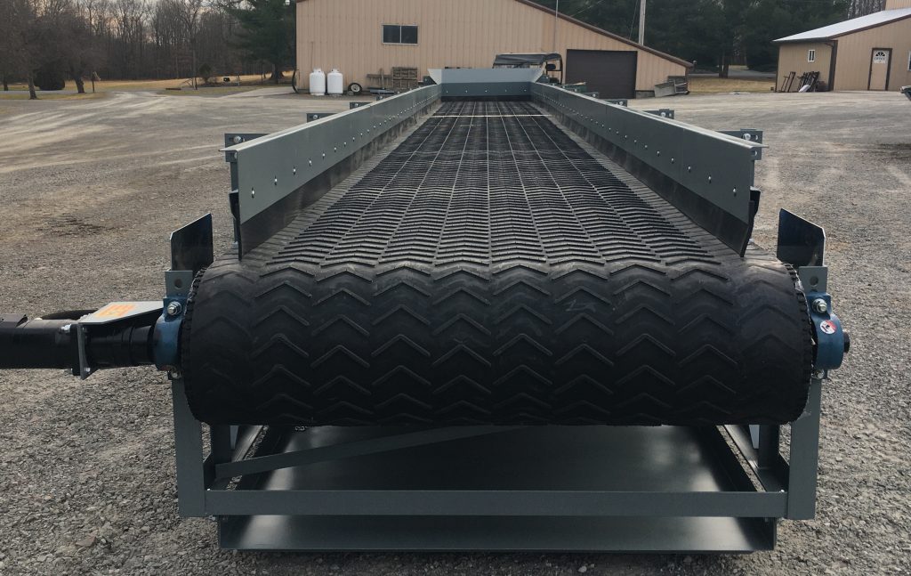 40’-0 Pit Portable Radial Stacking Conveyor – Grinder Crusher Screen