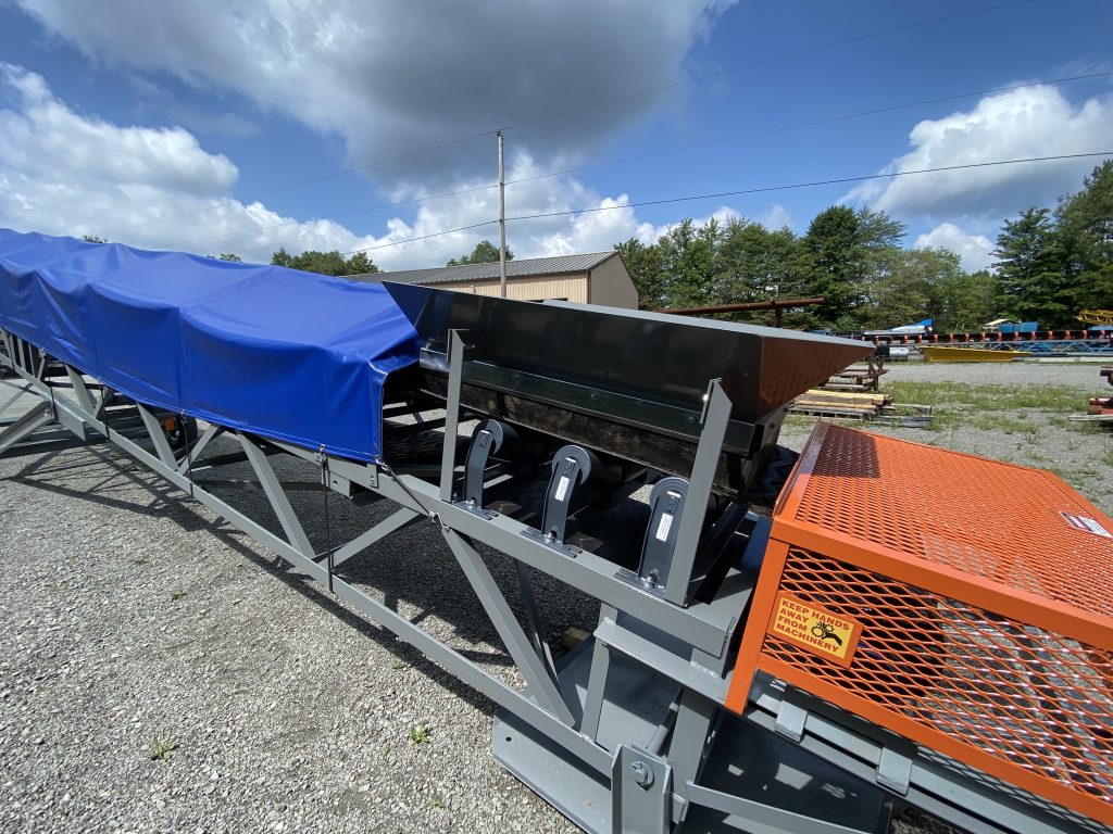 50’-0 Pit Portable Radial Stacking Conveyor – Grinder Crusher Screen