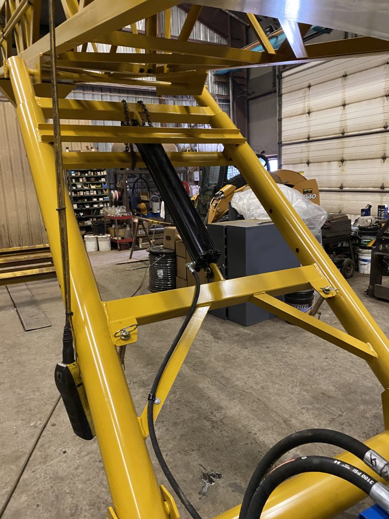 50’-0 Pit Portable Radial Stacking Conveyor – Grinder Crusher Screen