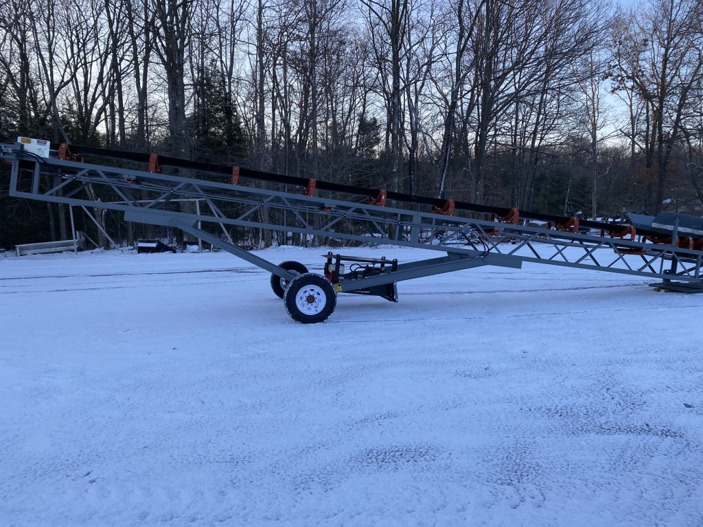40’-0 Pit Portable Radial Stacking Conveyor – Grinder Crusher Screen