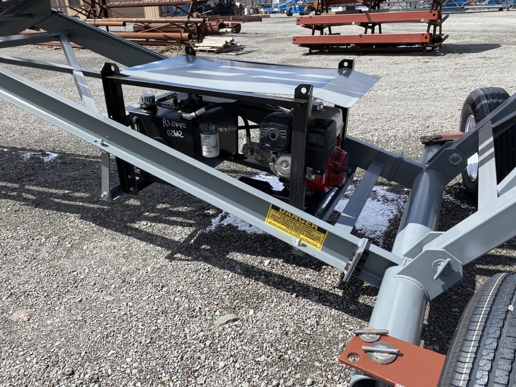 40’-0 Pit Portable Radial Stacking Conveyor – Grinder Crusher Screen