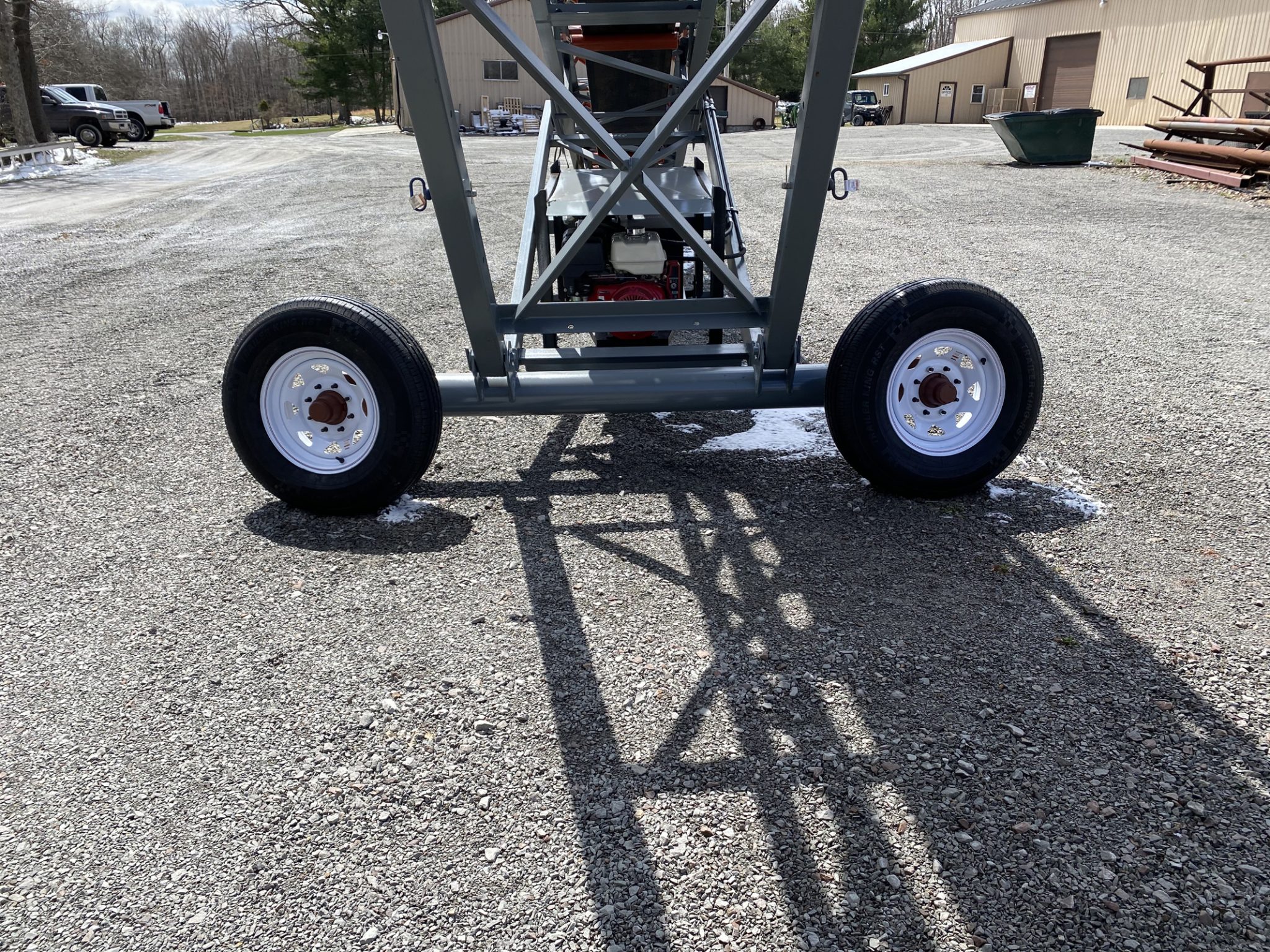 40’-0 Pit Portable Radial Stacking Conveyor – Grinder Crusher Screen