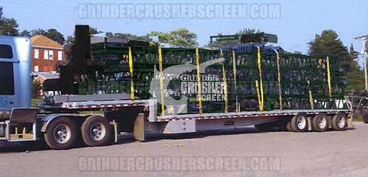 40’-0 Pit Portable Radial Stacking Conveyor – Grinder Crusher Screen